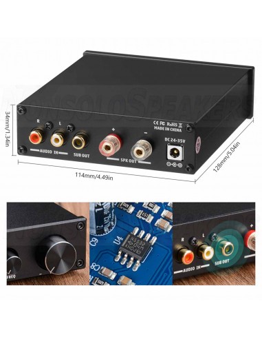 Aiyima A3001 Mono Amplifier 300W 4ohm Full Range or Subwoofer